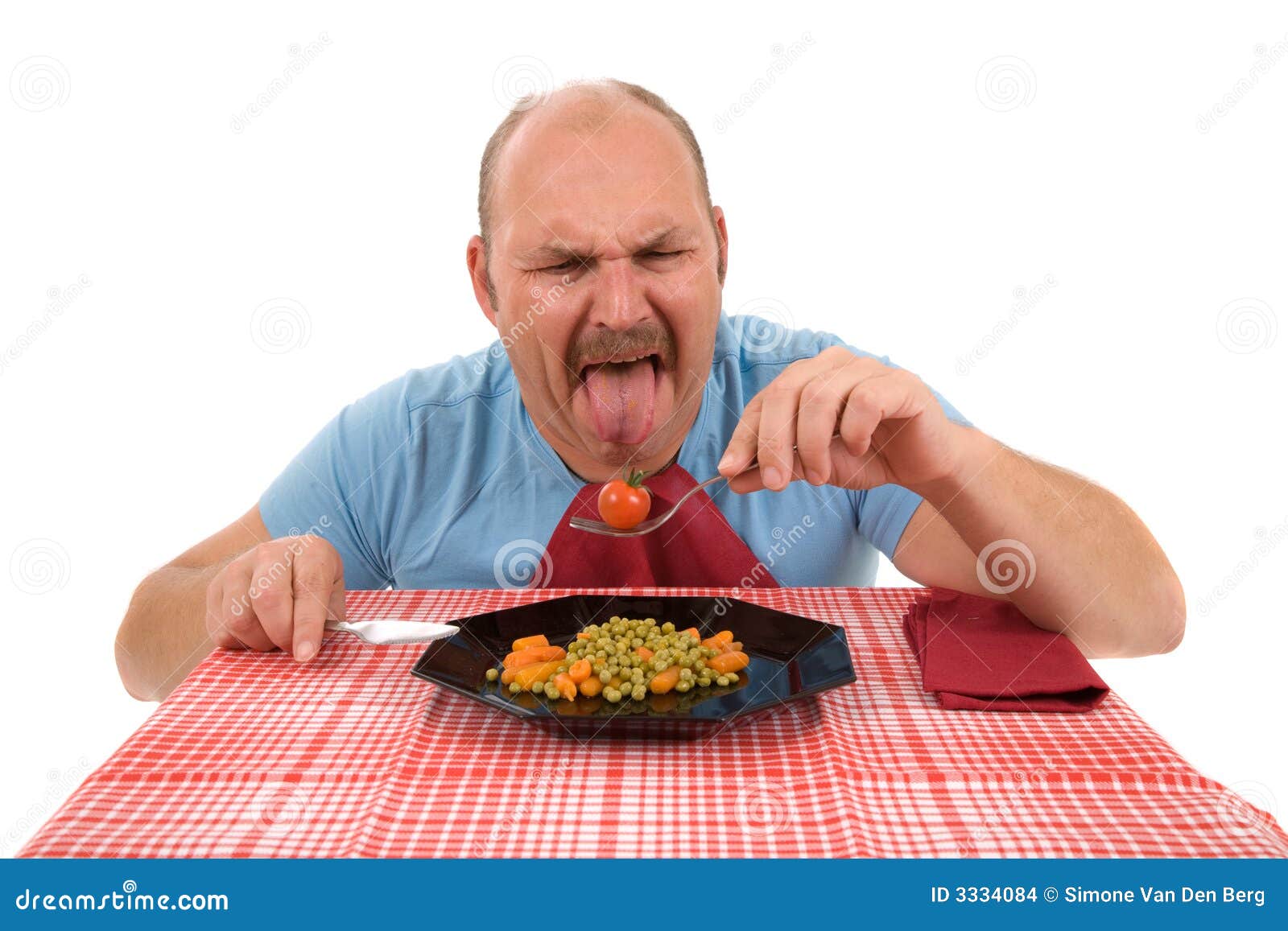 Disgusting vegetables stock photo. Image of adult, dislike - 3334084