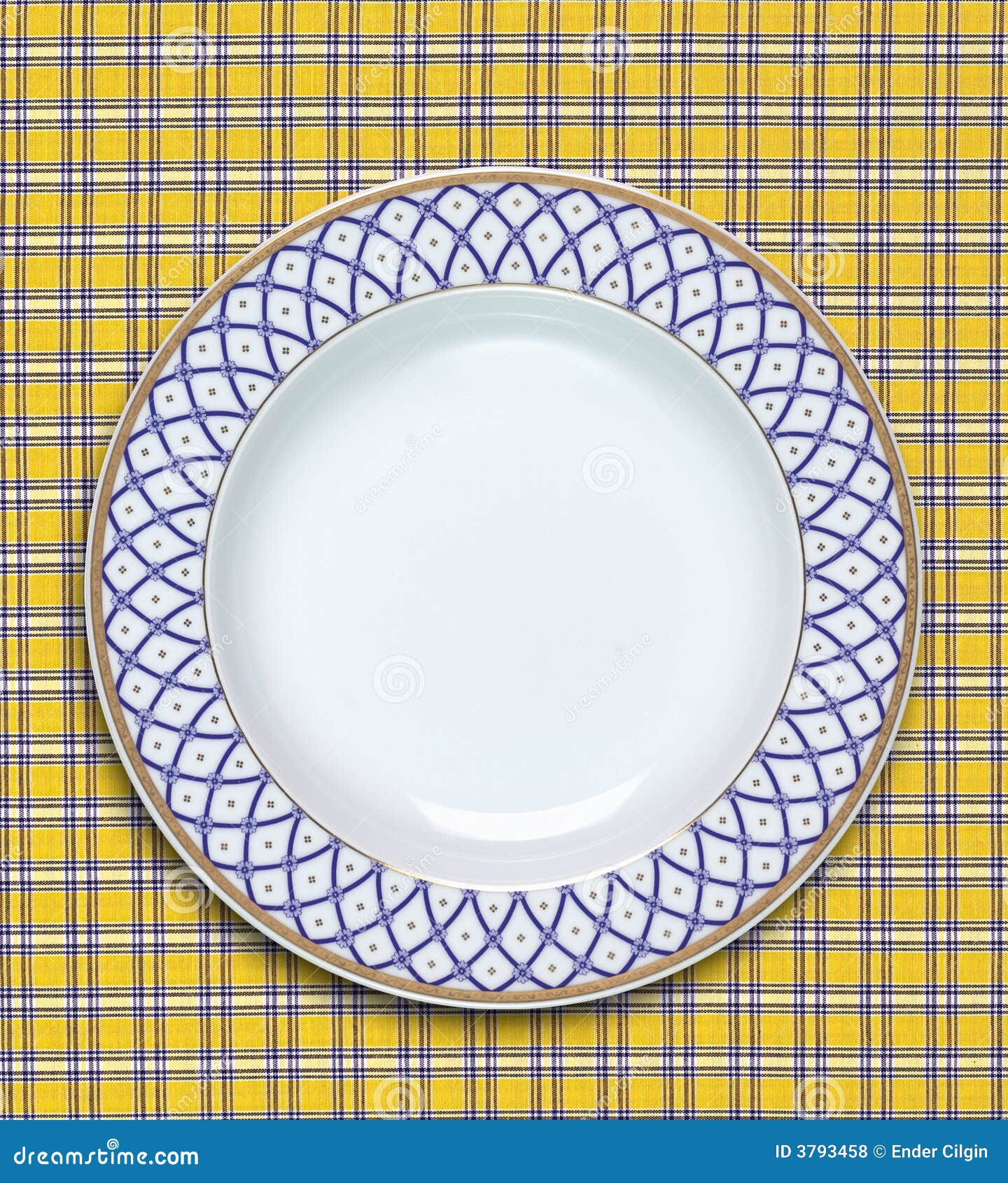 Dish stock photo. Image of isolated, diet, colorful, checked - 3793458