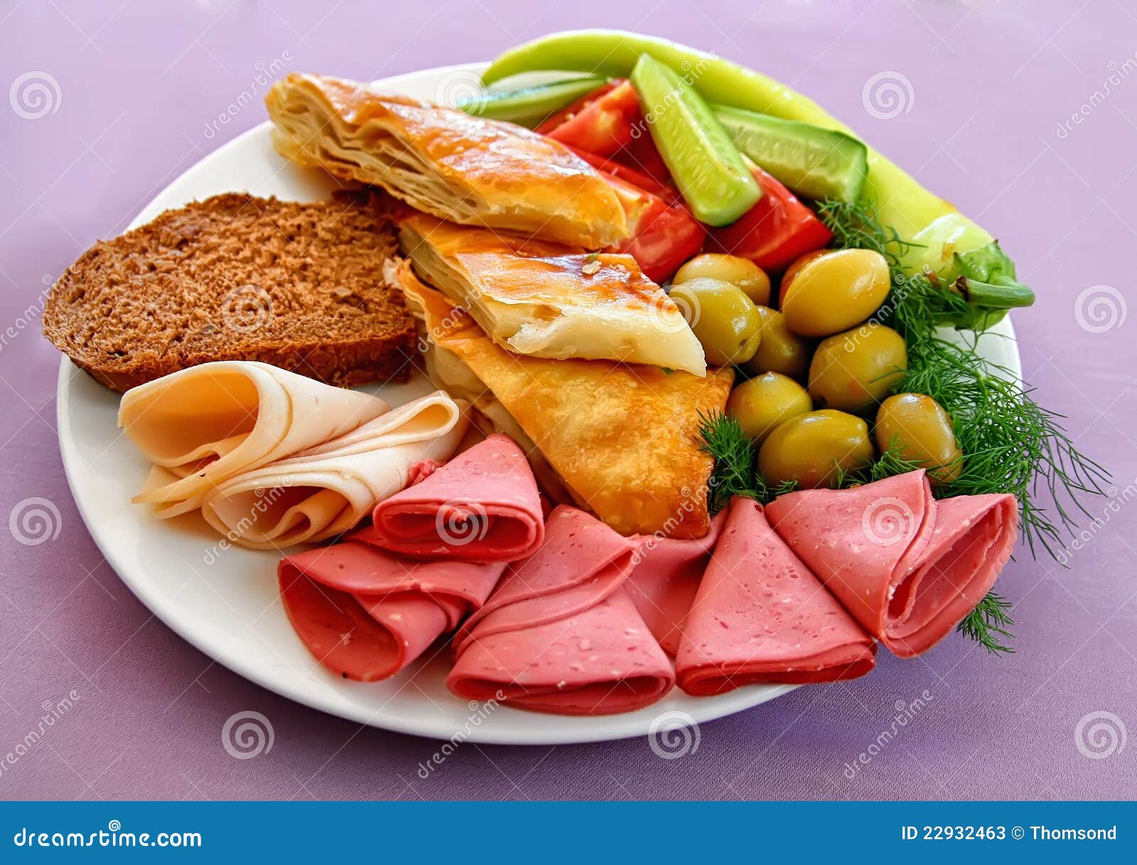 Dish of assorted snacks stock image. Image of closeup - 22932463