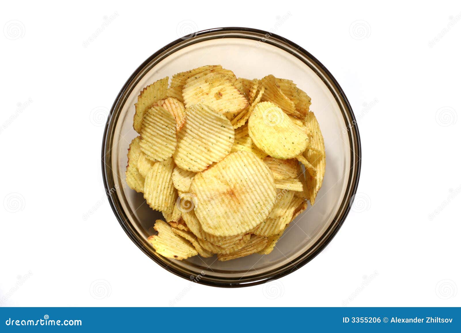 Dish of chip stock photo. Image of domestic, food, salty - 3355206