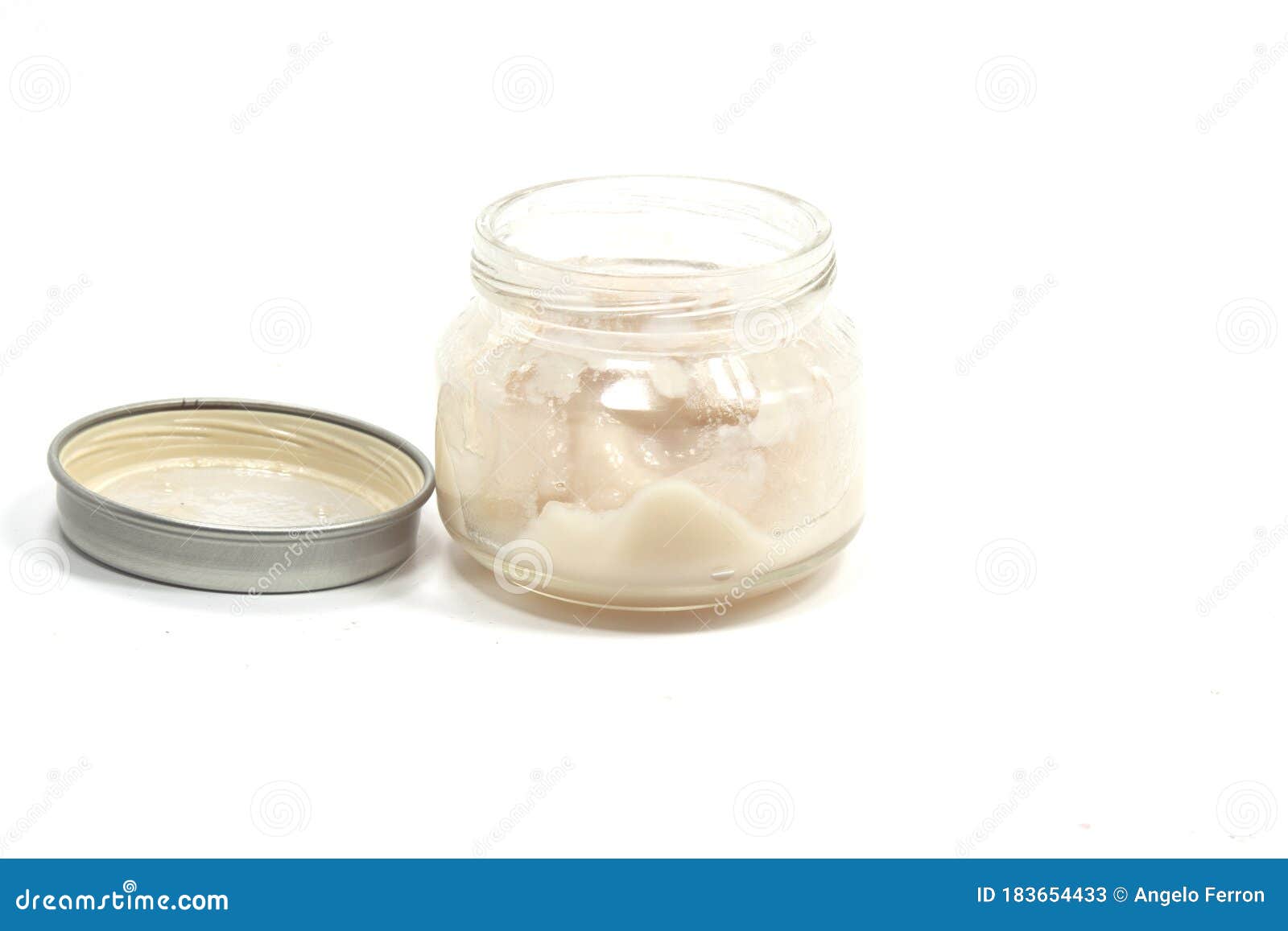 Dish and Container of Homogenised Food for Food Stock Image - Image of ...