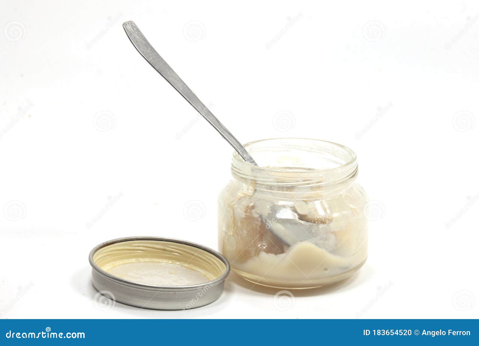 Dish and Container of Homogenised Food for Food Stock Photo - Image of ...