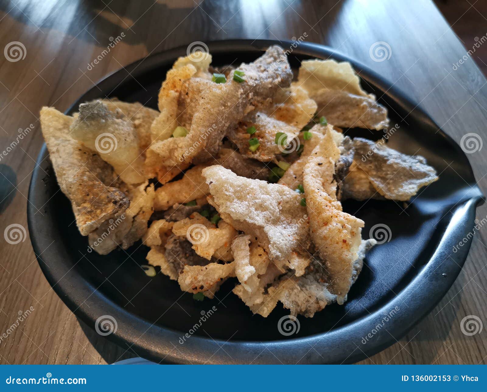 Fried fish skin stock image. Image of fish, crisp, fried - 136002153