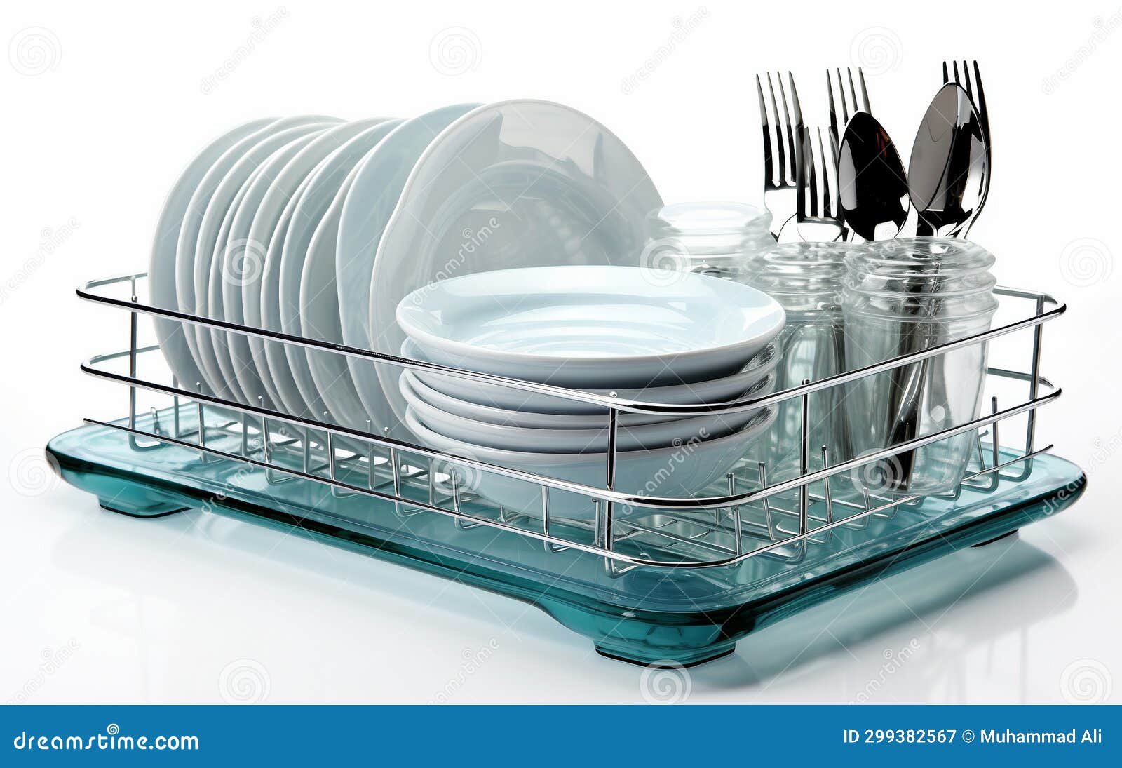 Dish Drying Rack Clip Art Illustration Vector | CartoonDealer.com ...