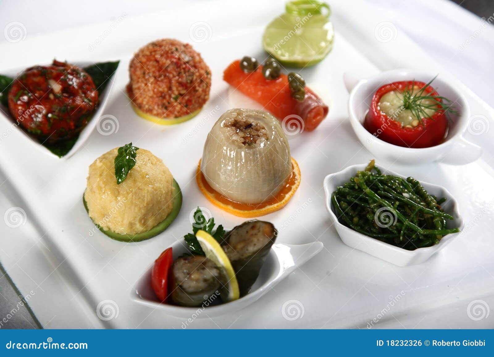 Dish of Fresh and Delicious Appetizer Stock Photo - Image of dinner ...