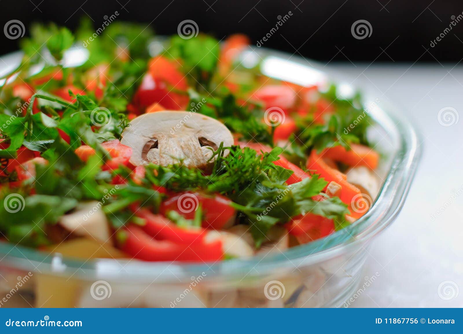Dish of fresh vegetables stock photo. Image of healthy - 11867756