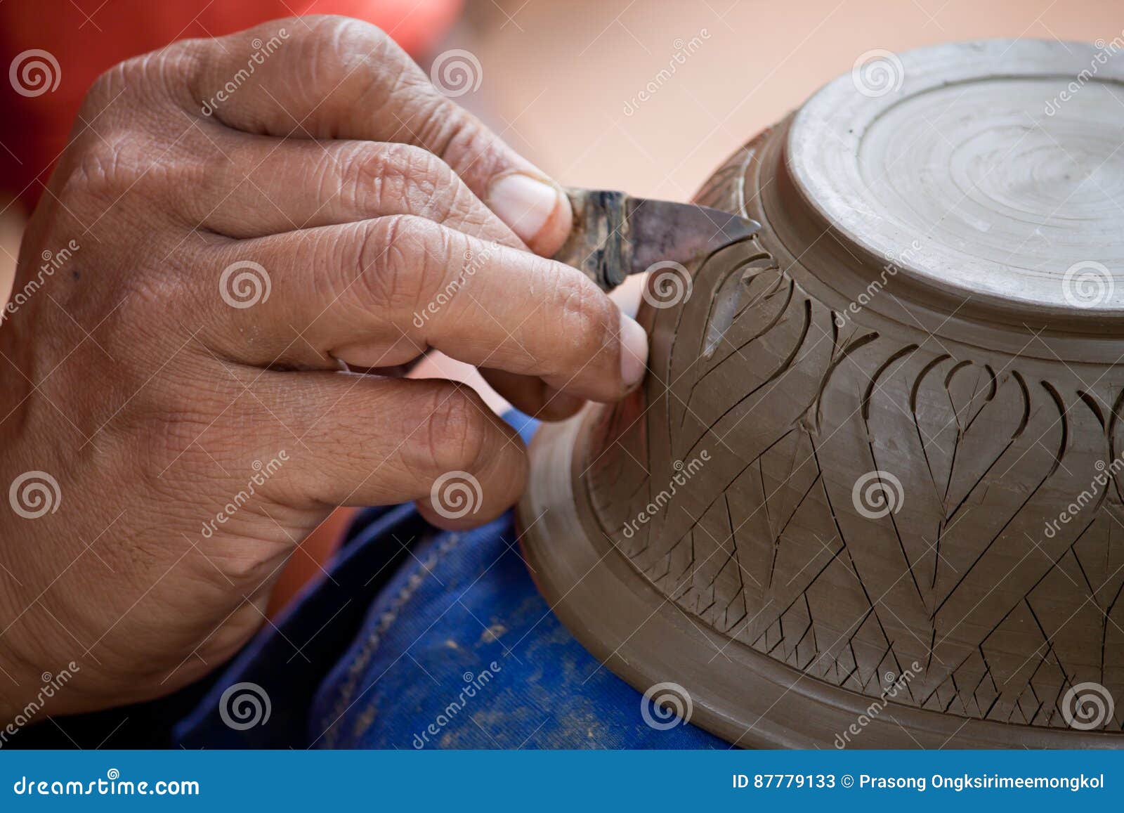 Dish Mud Sculpture stock image. Image of shape, sculptor - 87779133