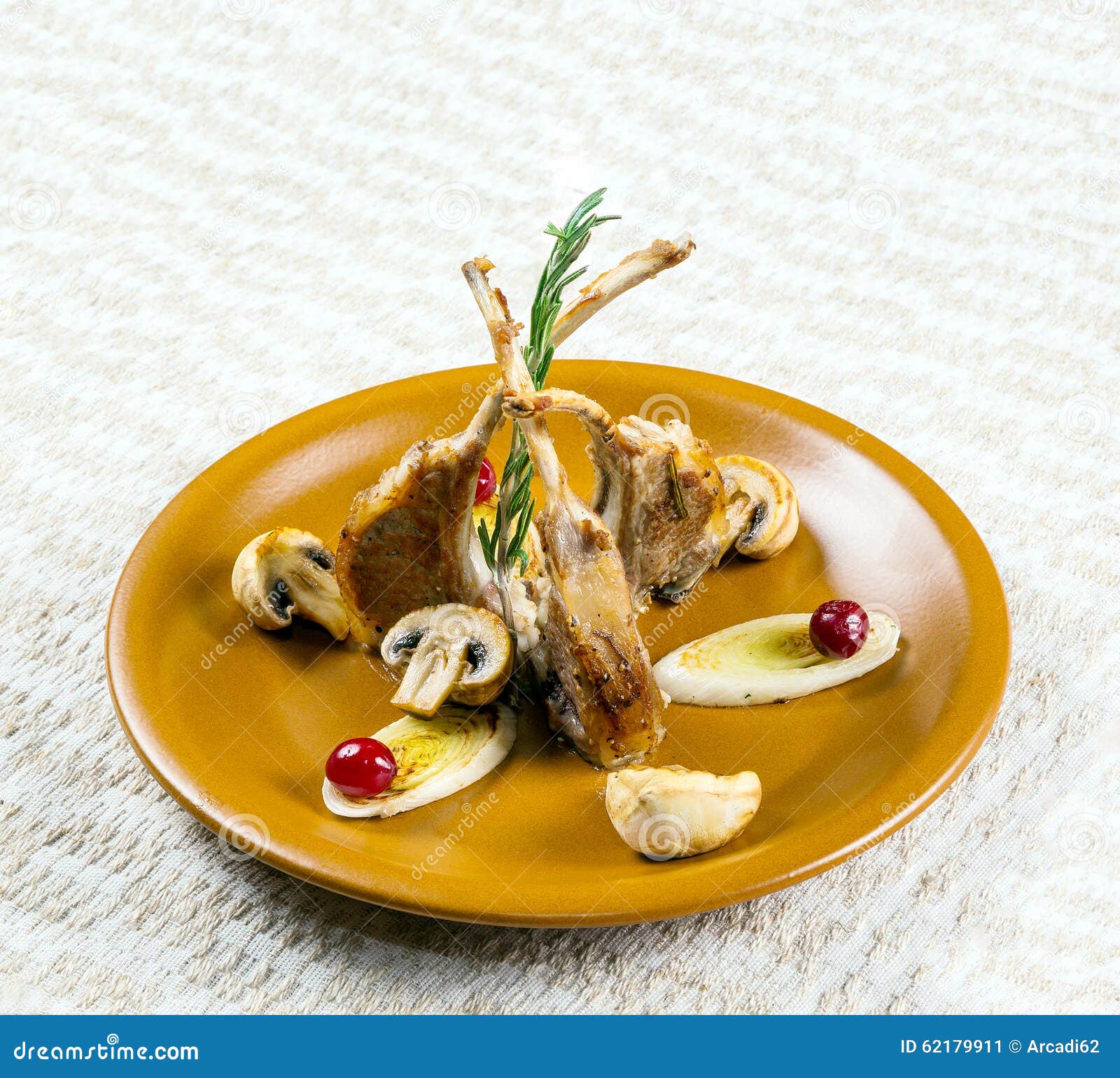 Dish of mutton ribs stock image. Image of meat, cooked - 62179911