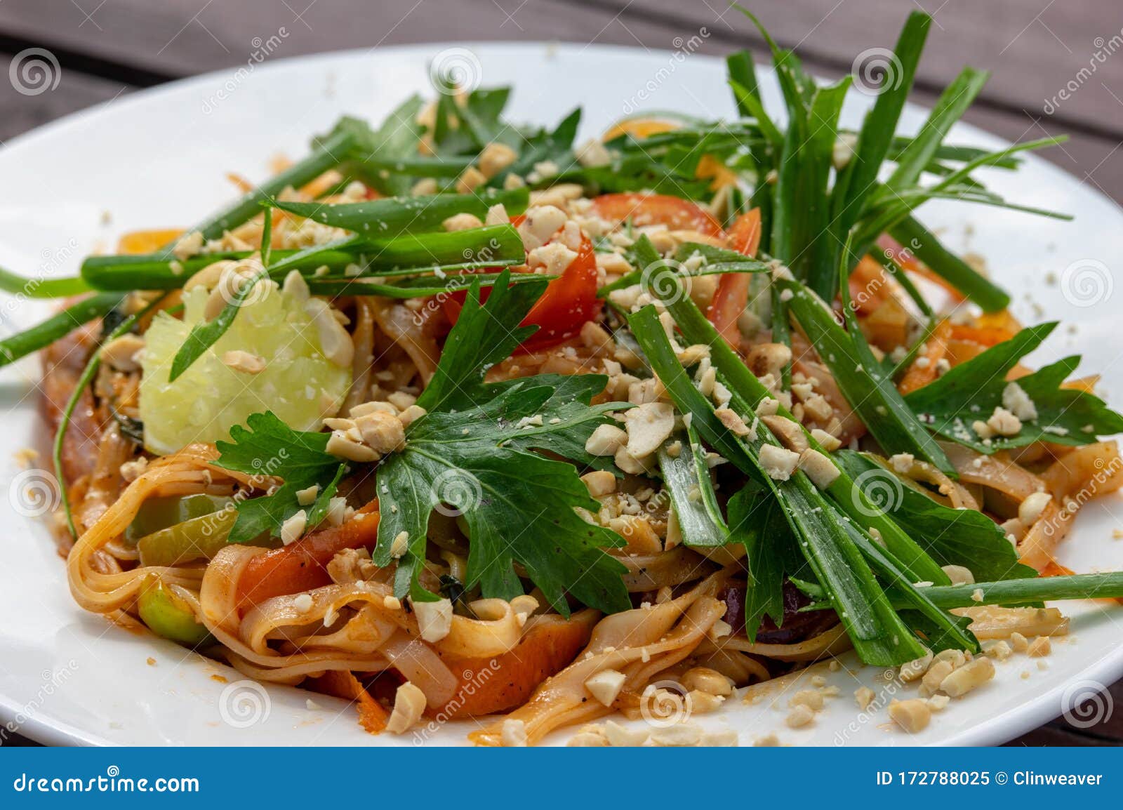 Pad Thai Dish stock image. Image of basket, traditional - 172788025