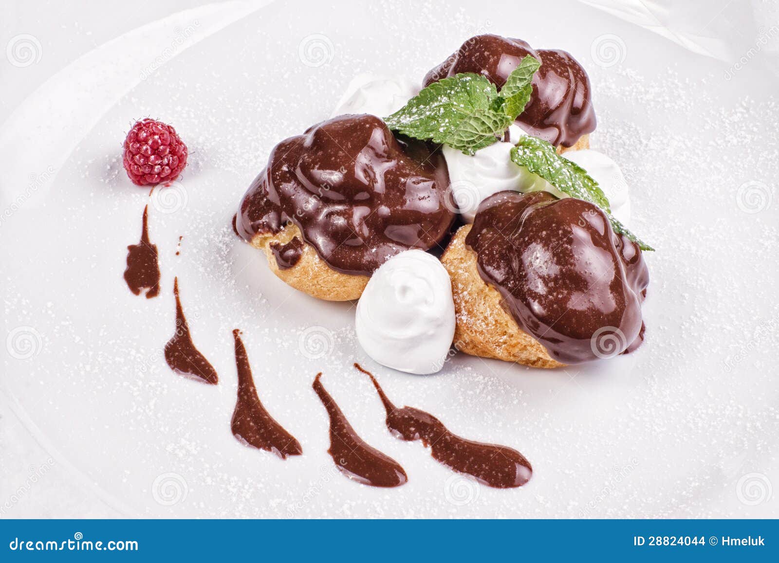 Dish of the Restaurant Dessert Stock Photo - Image of eating, spices ...