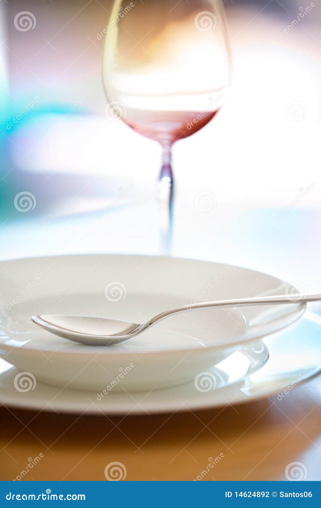 Dish setting stock photo. Image of depth, porcelain, flatware - 14624892