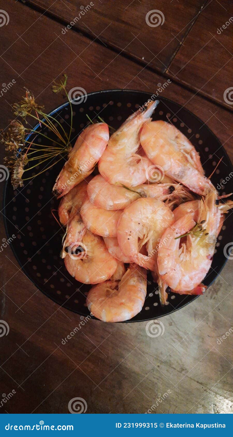 Dish with Shrimps on the Table Shrimps Stock Image - Image of food ...