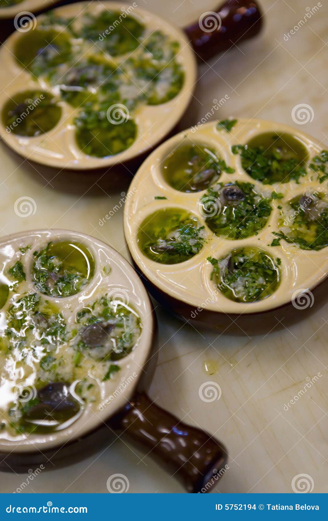 Dish of Snails stock photo. Image of appetizing, butter - 5752194