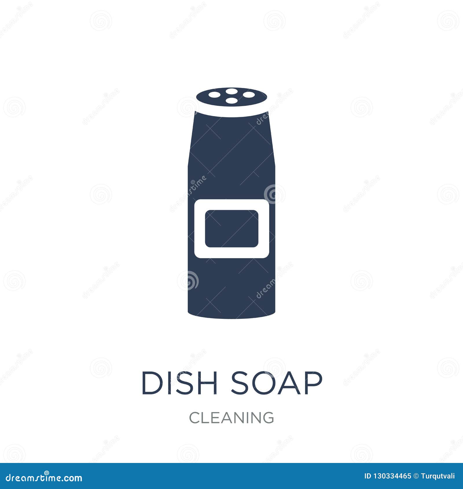 Dish Soap Icon. Trendy Flat Vector Dish Soap Icon on White Background ...