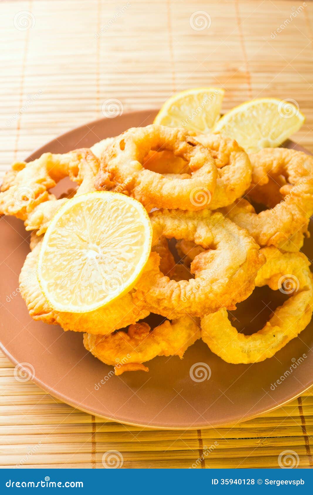 Dish of squid stock photo. Image of crispy, squid, nugget - 35940128
