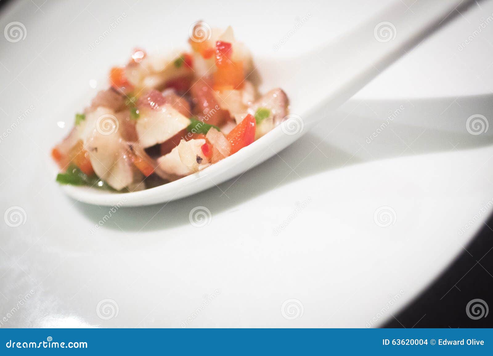 Dish of Starter Food on Restaurant Table Stock Photo - Image of plate ...