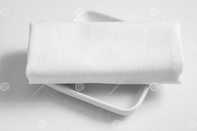 Dish and tablecloth stock image. Image of table, meal - 31323971