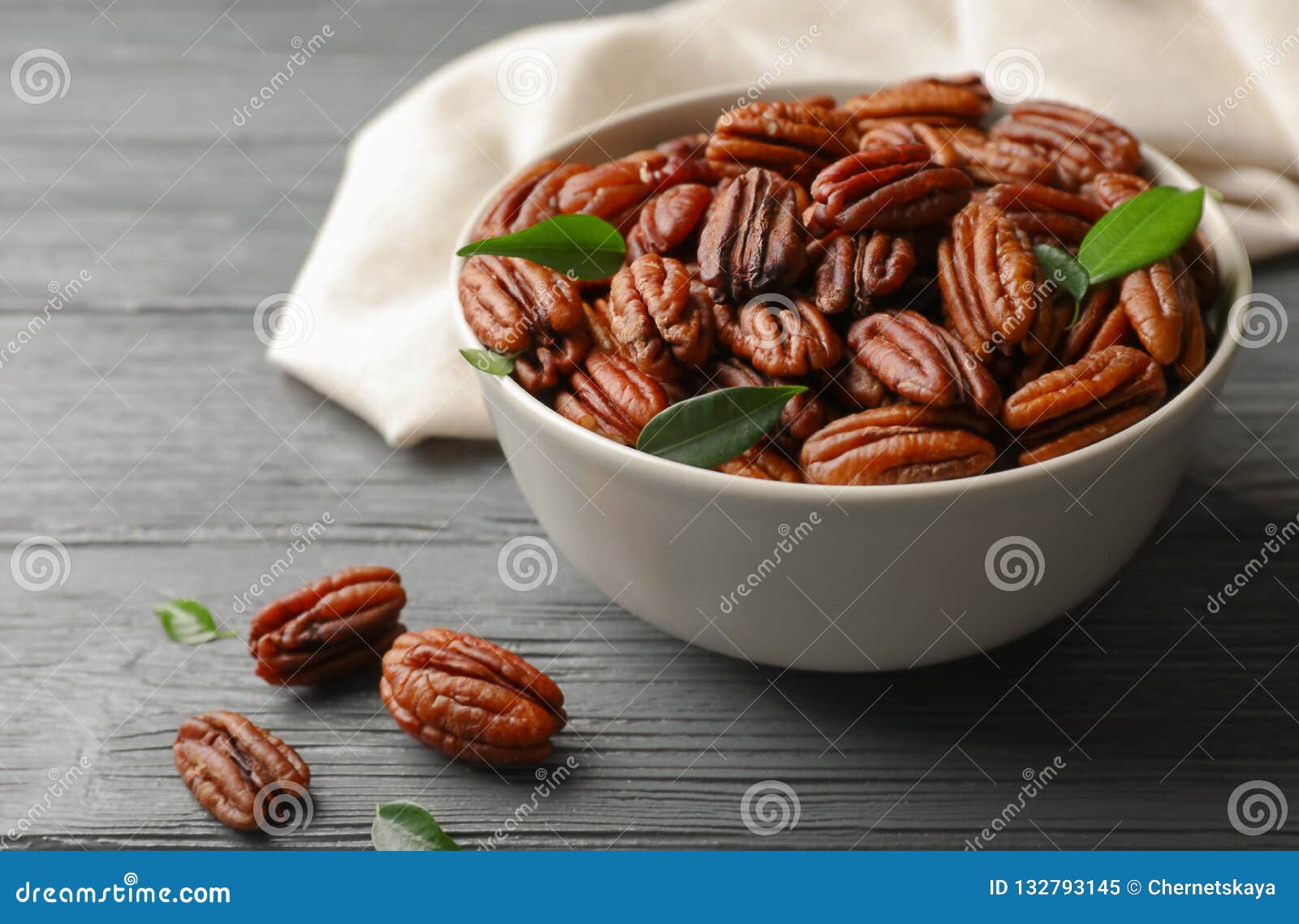 Pecan Nuts Carya Illinoinensis On White Royalty-Free Stock Photography ...