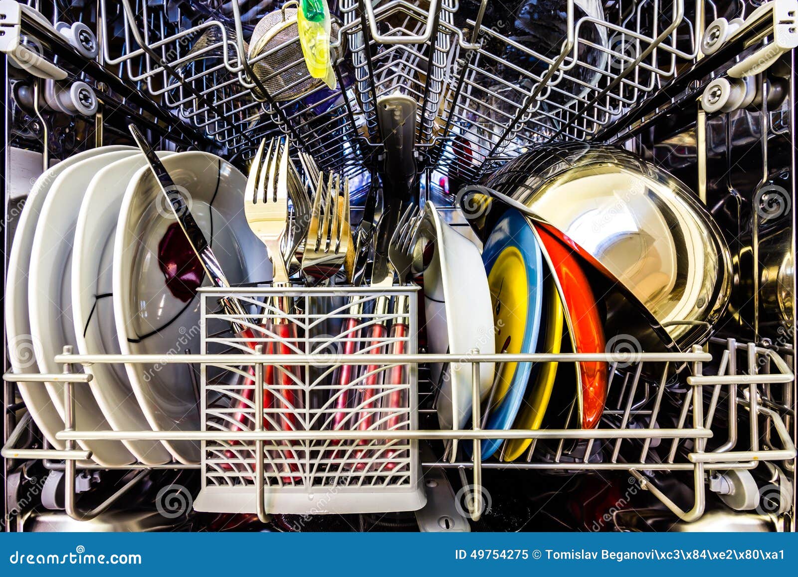Dish washer stock image. Image of dishwasher, bowl, glass - 49754275