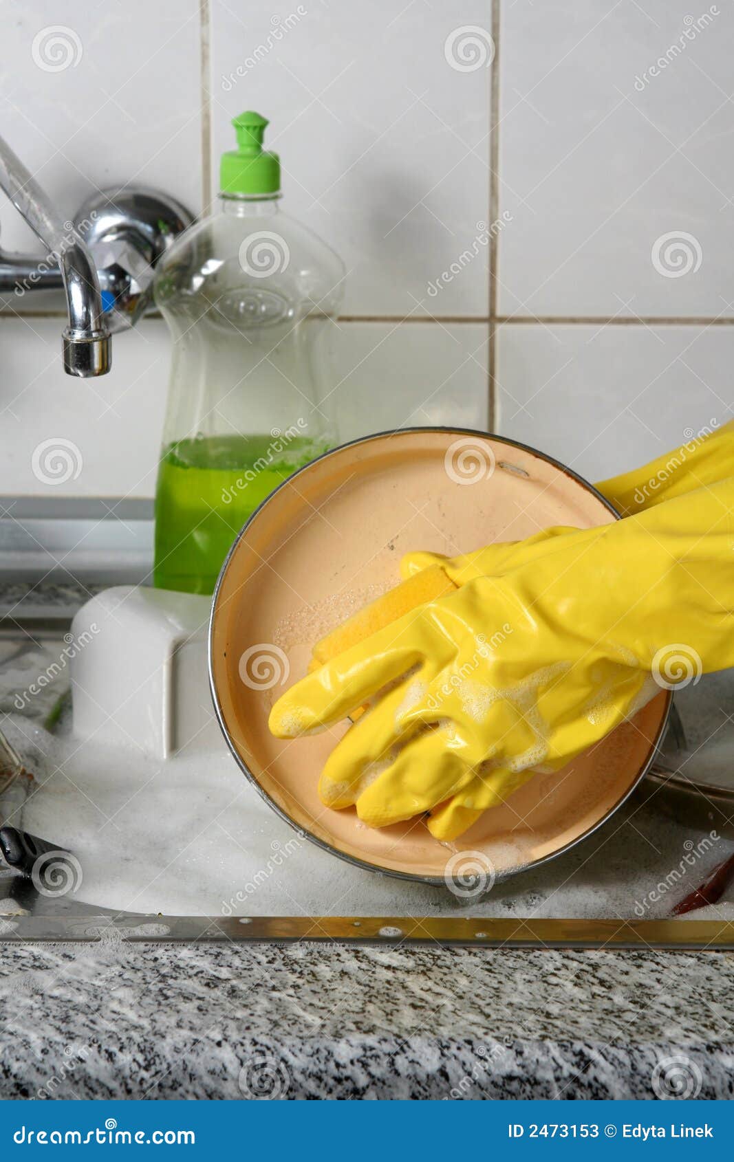 Dish washing stock image. Image of mess, house, silver - 2473153