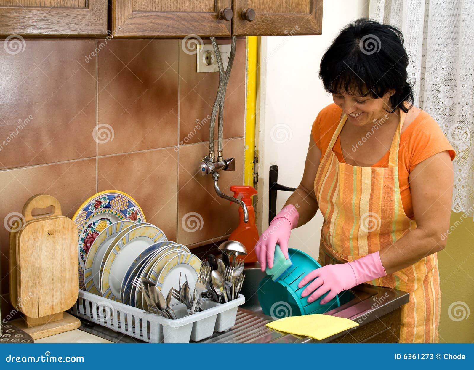 Dish washing stock image. Image of keeping, hygiene, wash - 6361273