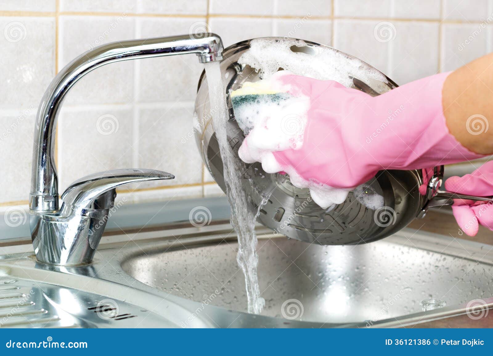 Dish Washing,close up stock photo. Image of kitchen, dishwashing - 36121386