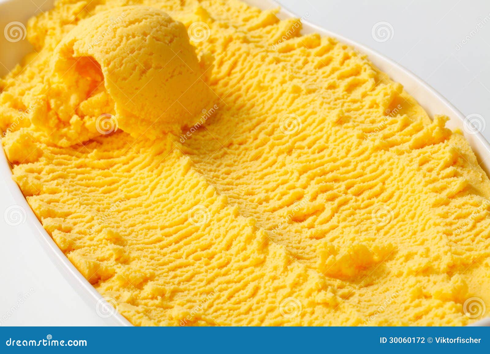 Yellow ice cream stock photo. Image of yogurt, custard - 30060172