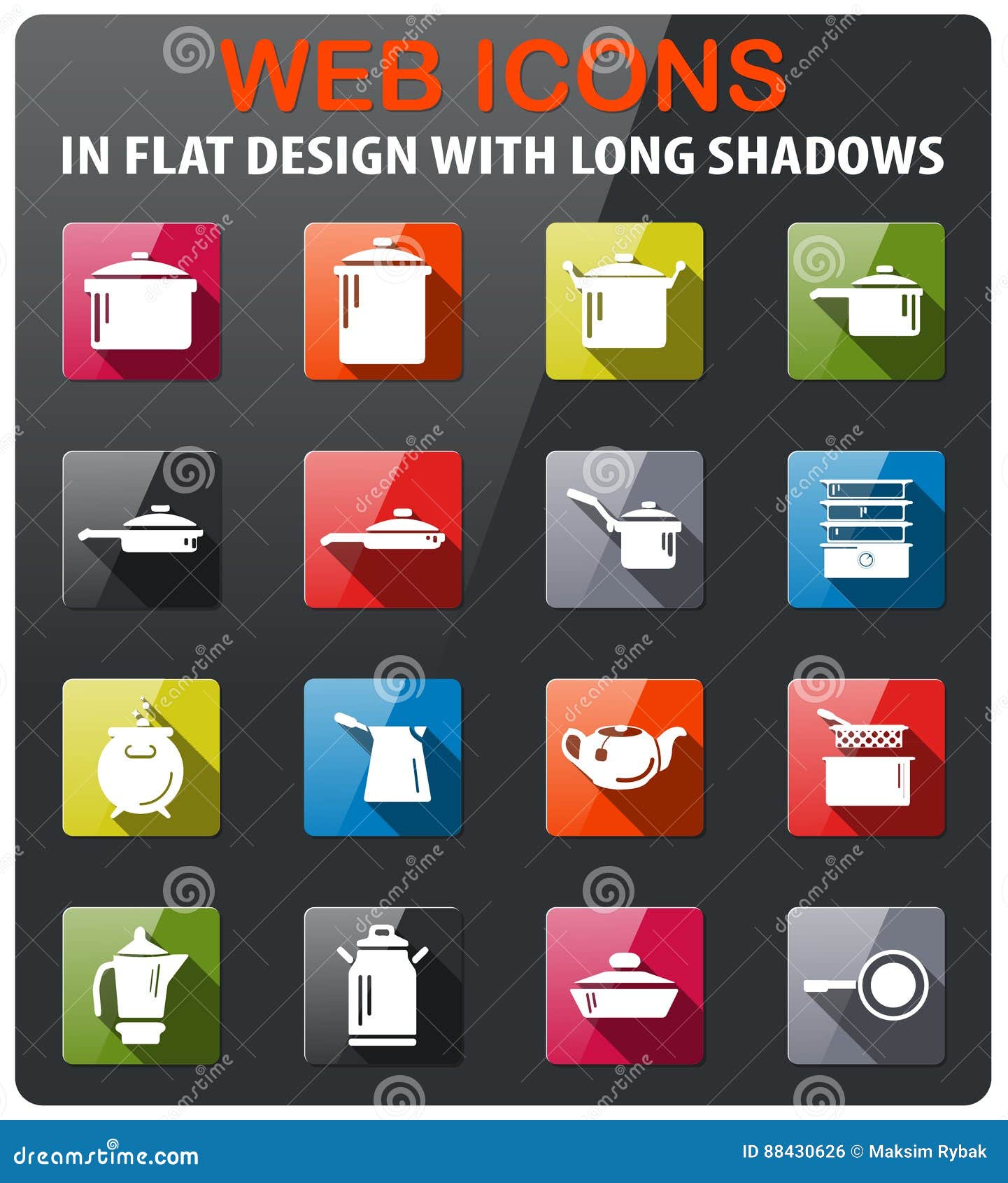 Dishes icon set stock illustration. Illustration of dish - 88430626