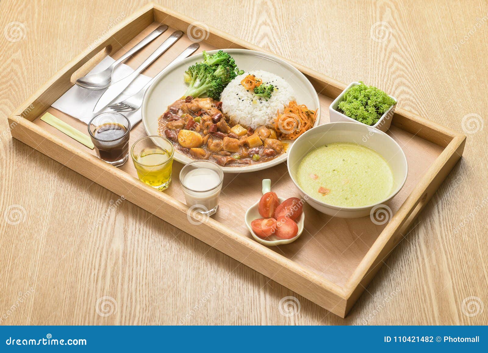 Dishes of International Cuisine in a Hotel Restaurant Stock Photo ...