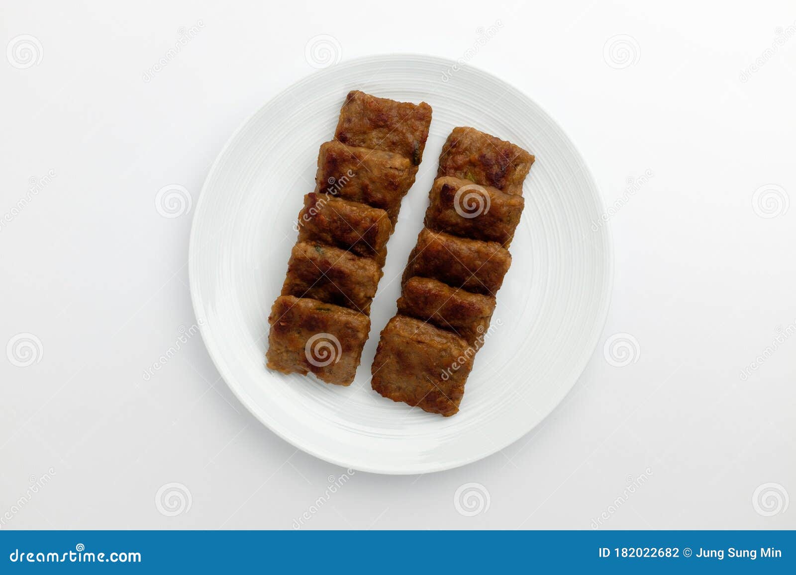 Dishes Made with Mashed Meat with Background Stock Photo - Image of ...