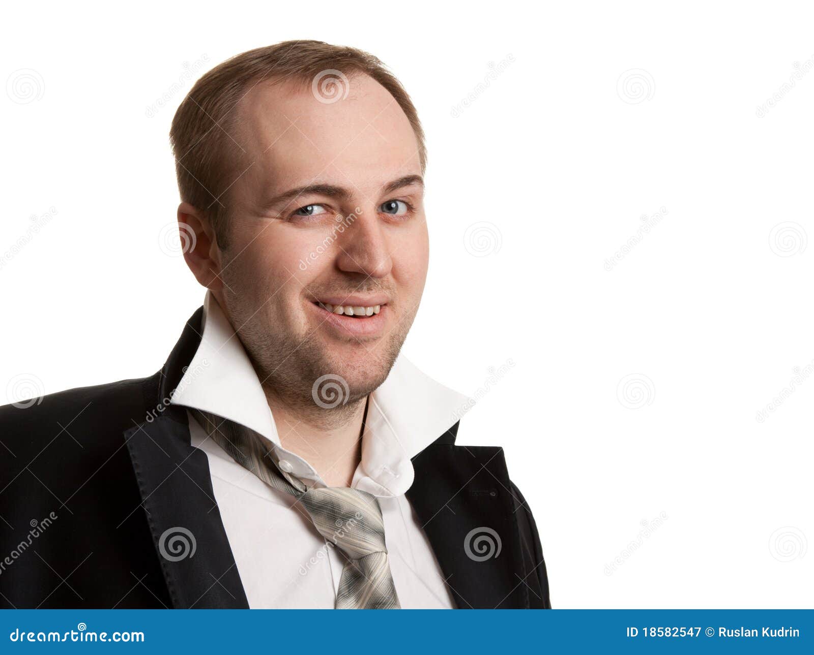 Disheveled Businessman In Black Suit Royalty-Free Stock Image ...