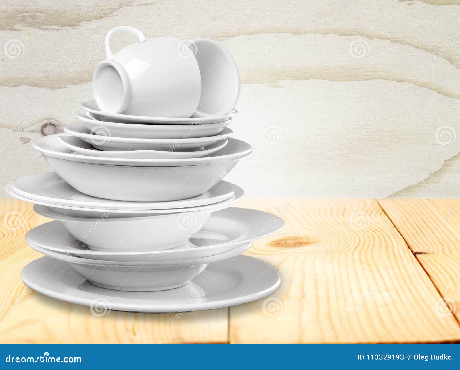 Dishware stock image. Image of plate, life, clean, stack - 113329193