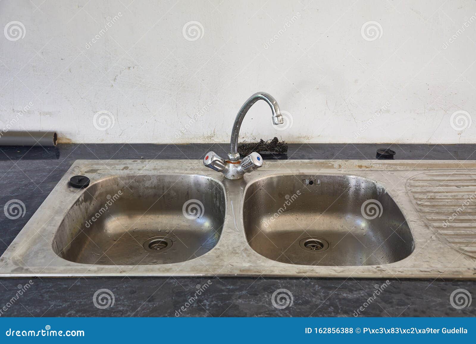 Dishwaser Basin of a Simple Kitchen Stock Photo - Image of kitchen ...