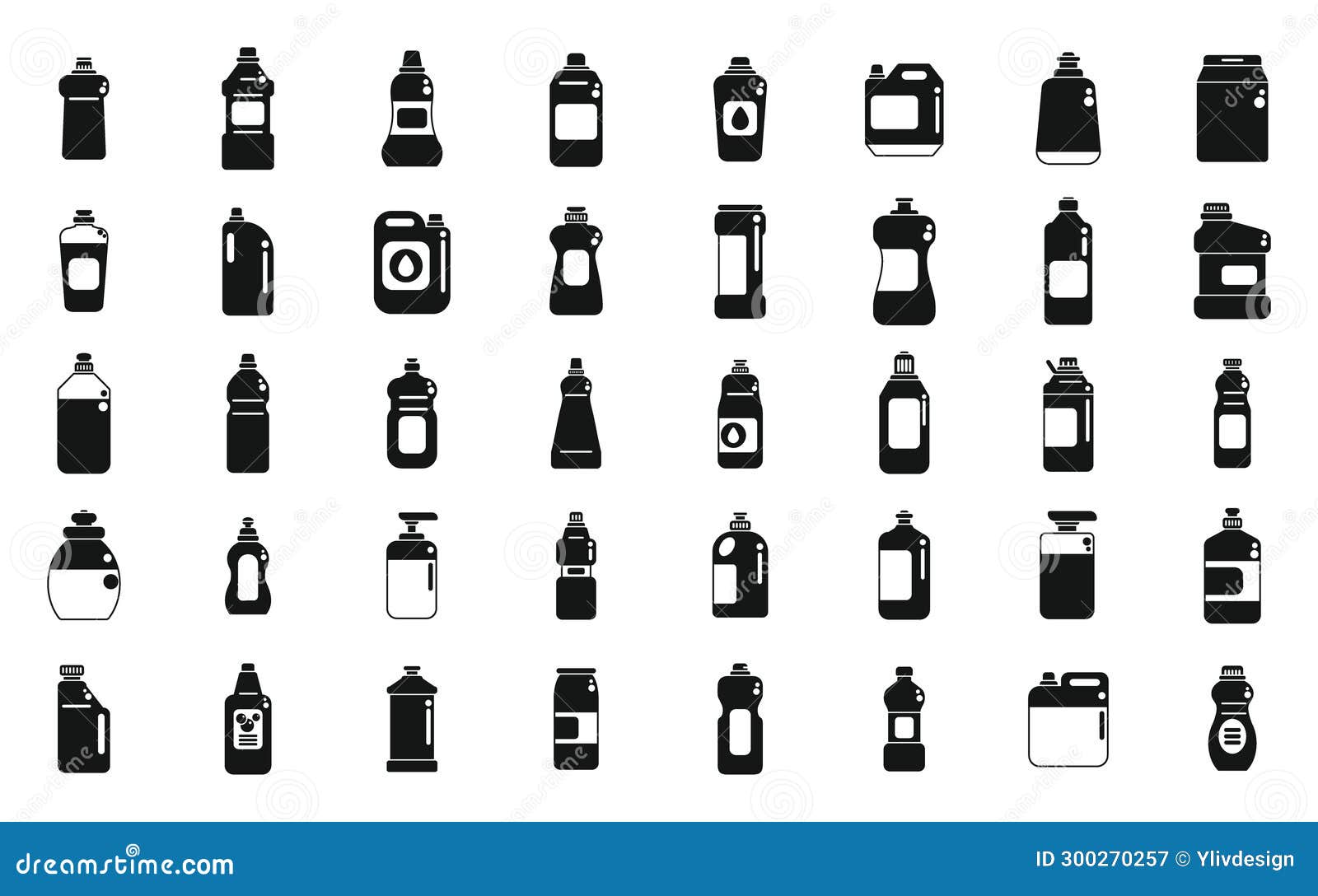Dishwasher Detergent Icons Set Simple Vector. Tabs Advertising Clean ...