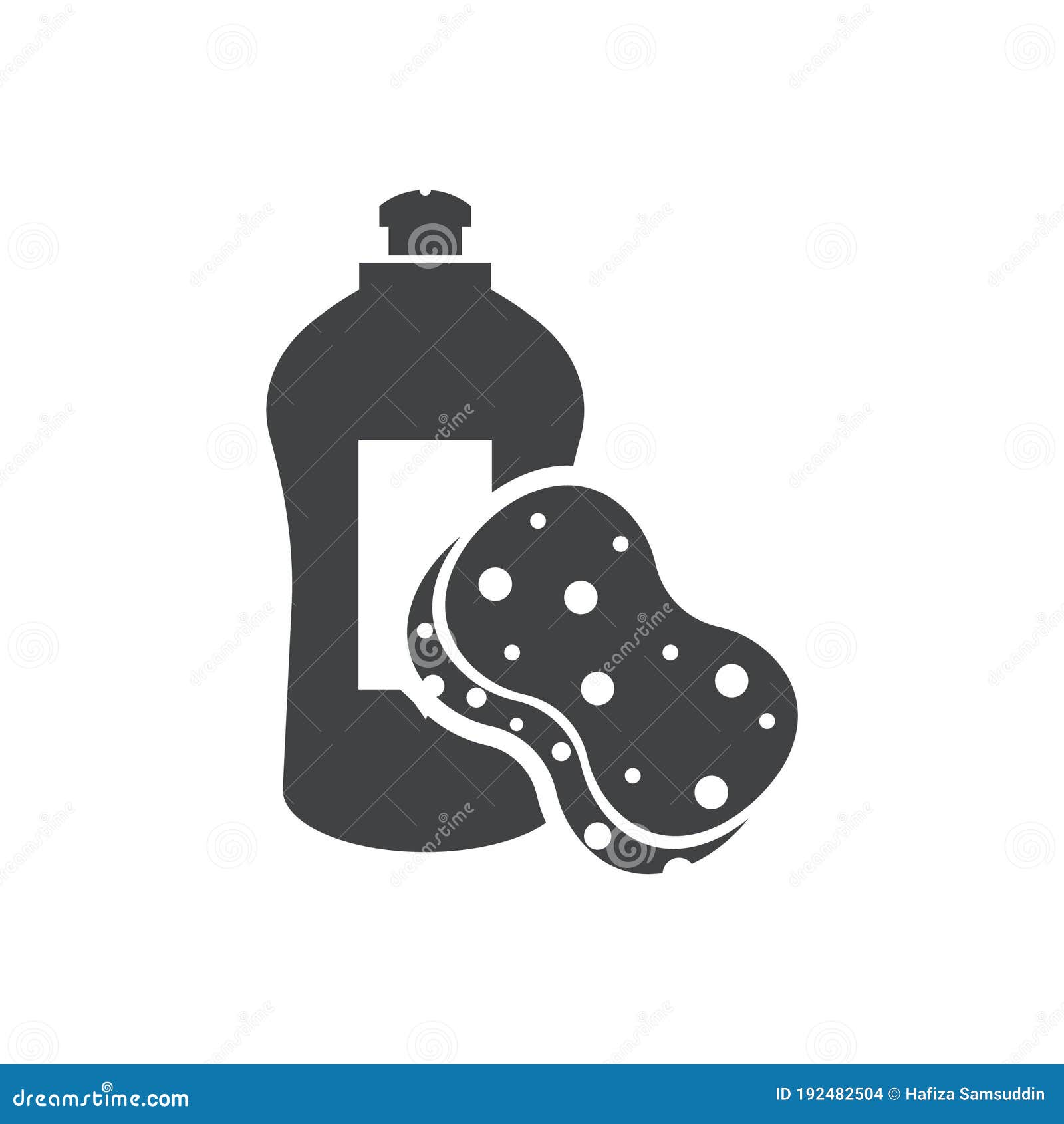 Dishwasher Detergent Tabs. Realistic Illustration With Plates In Water ...