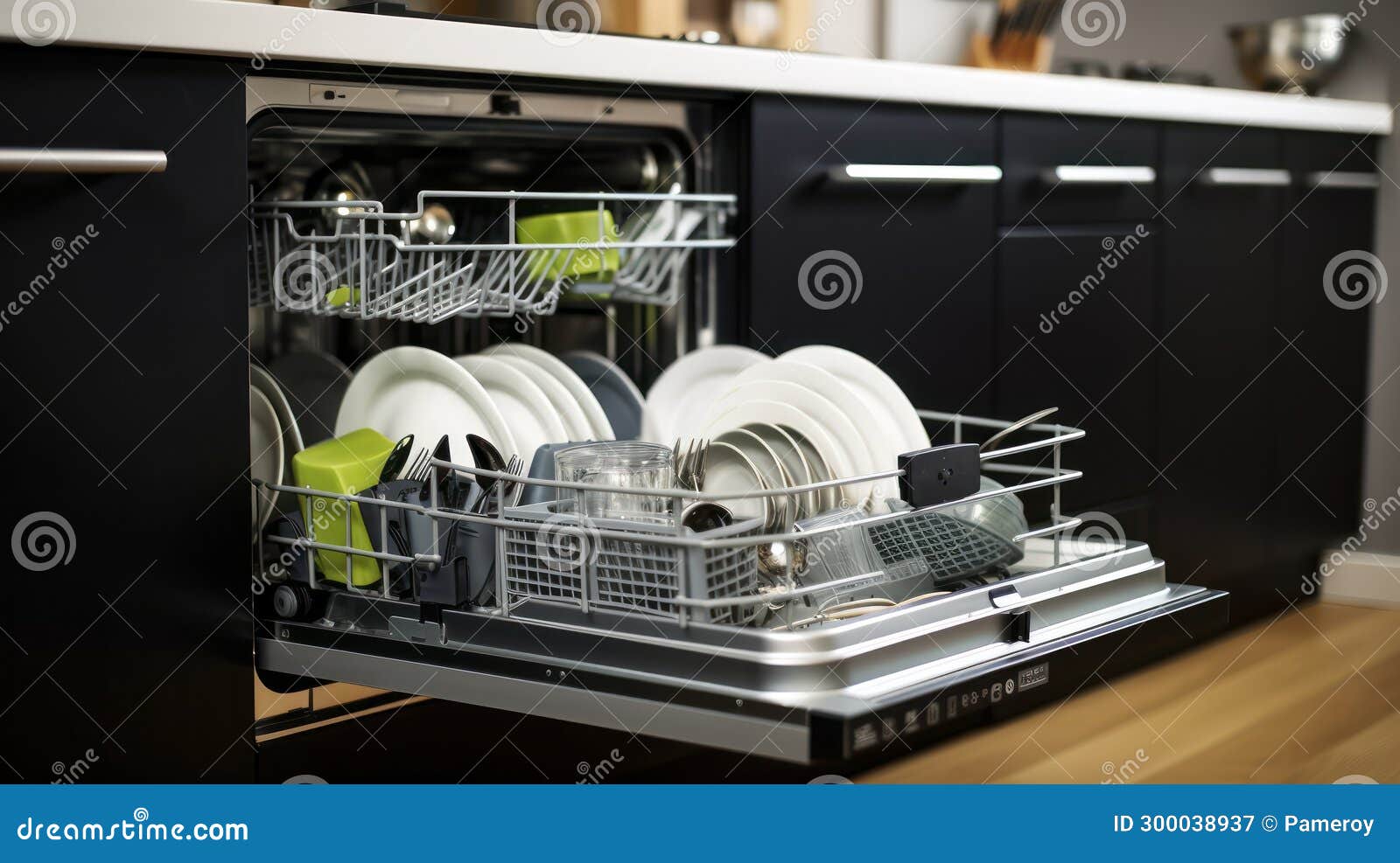 A Dishwasher with an Integrated Rack for Optimal Dish Organization ...