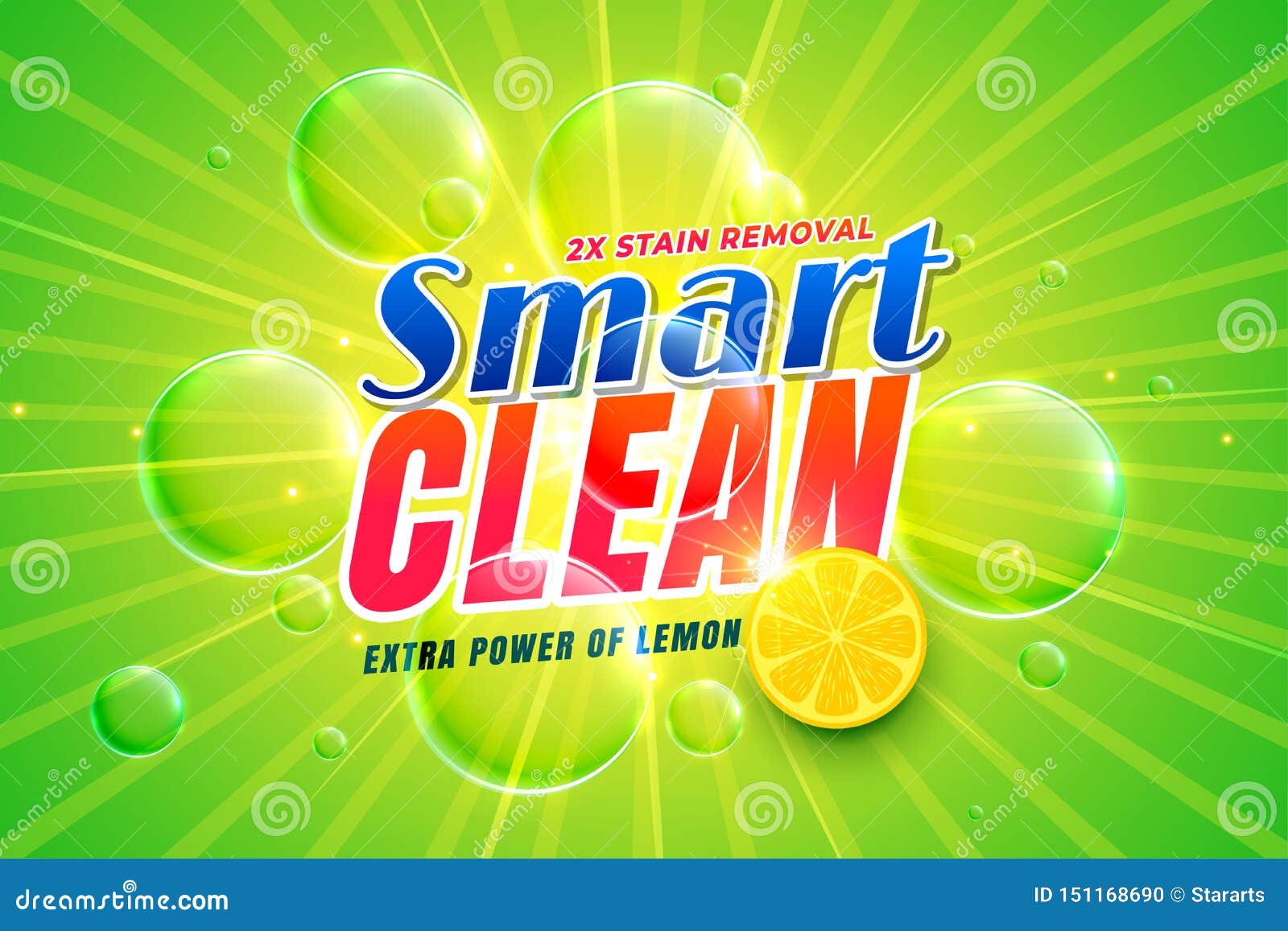 Dishwashing Detergent with Lemon Packaging Concept Template Stock ...