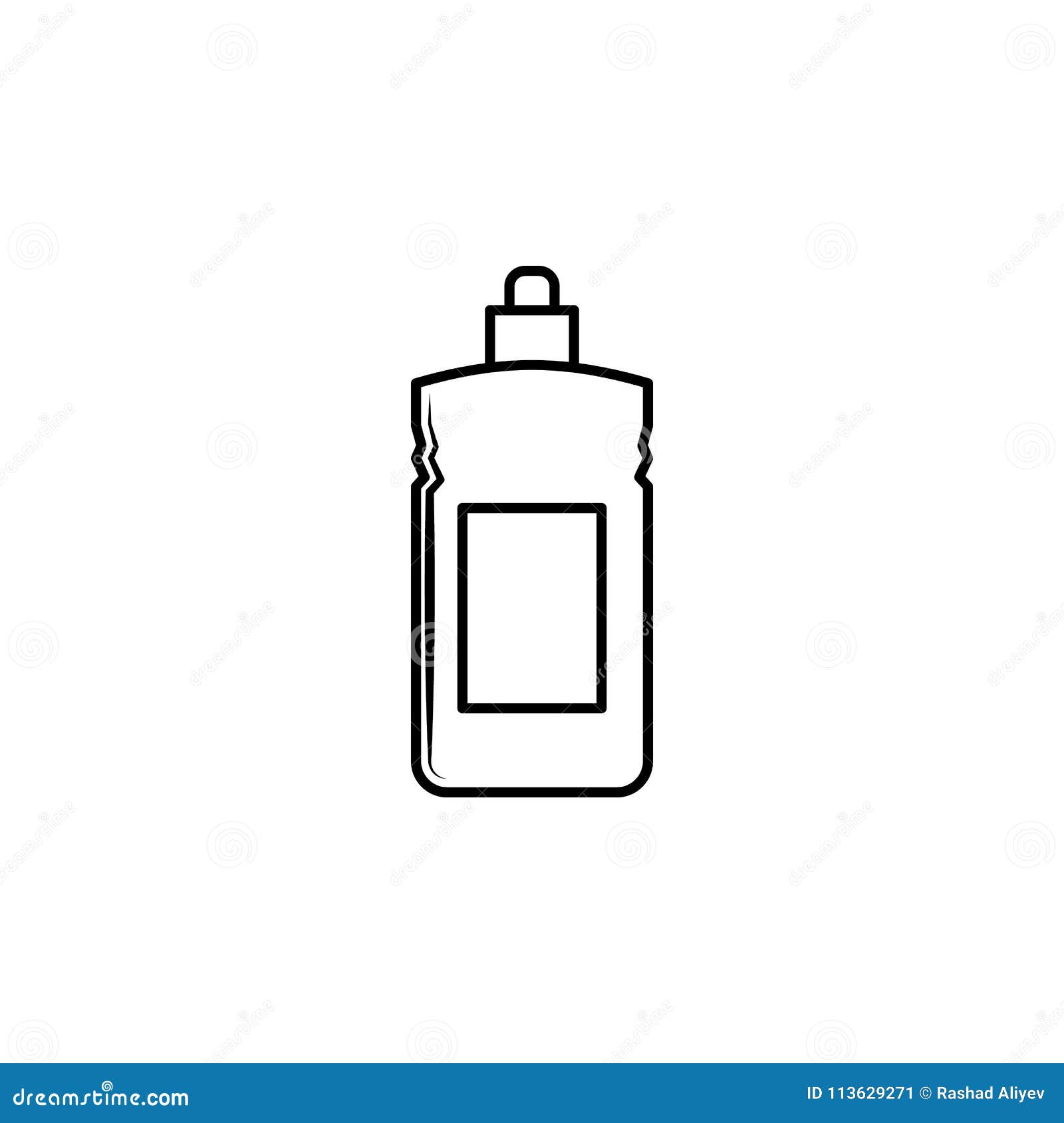 Dishwashing Liquid Icon. Element of Bottle for Mobile Concept and Web ...