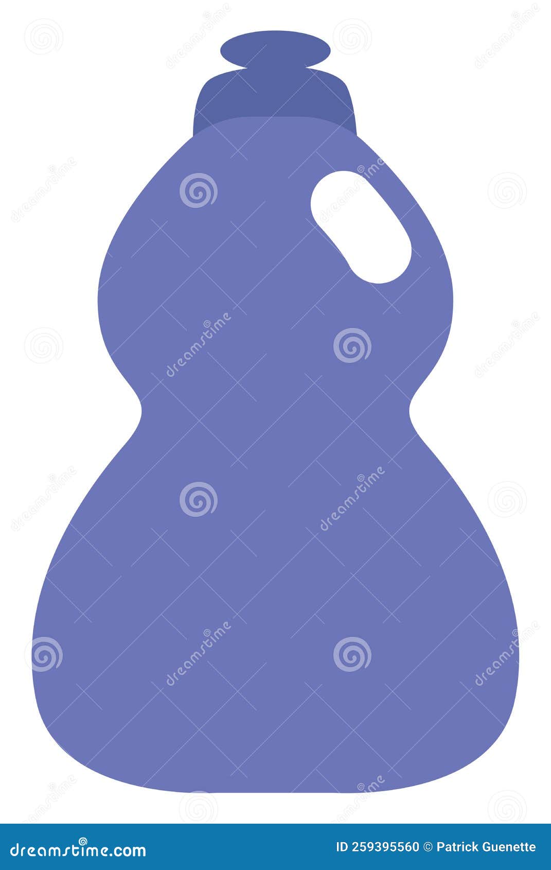 Dishwashing liquid, icon stock vector. Illustration of household ...
