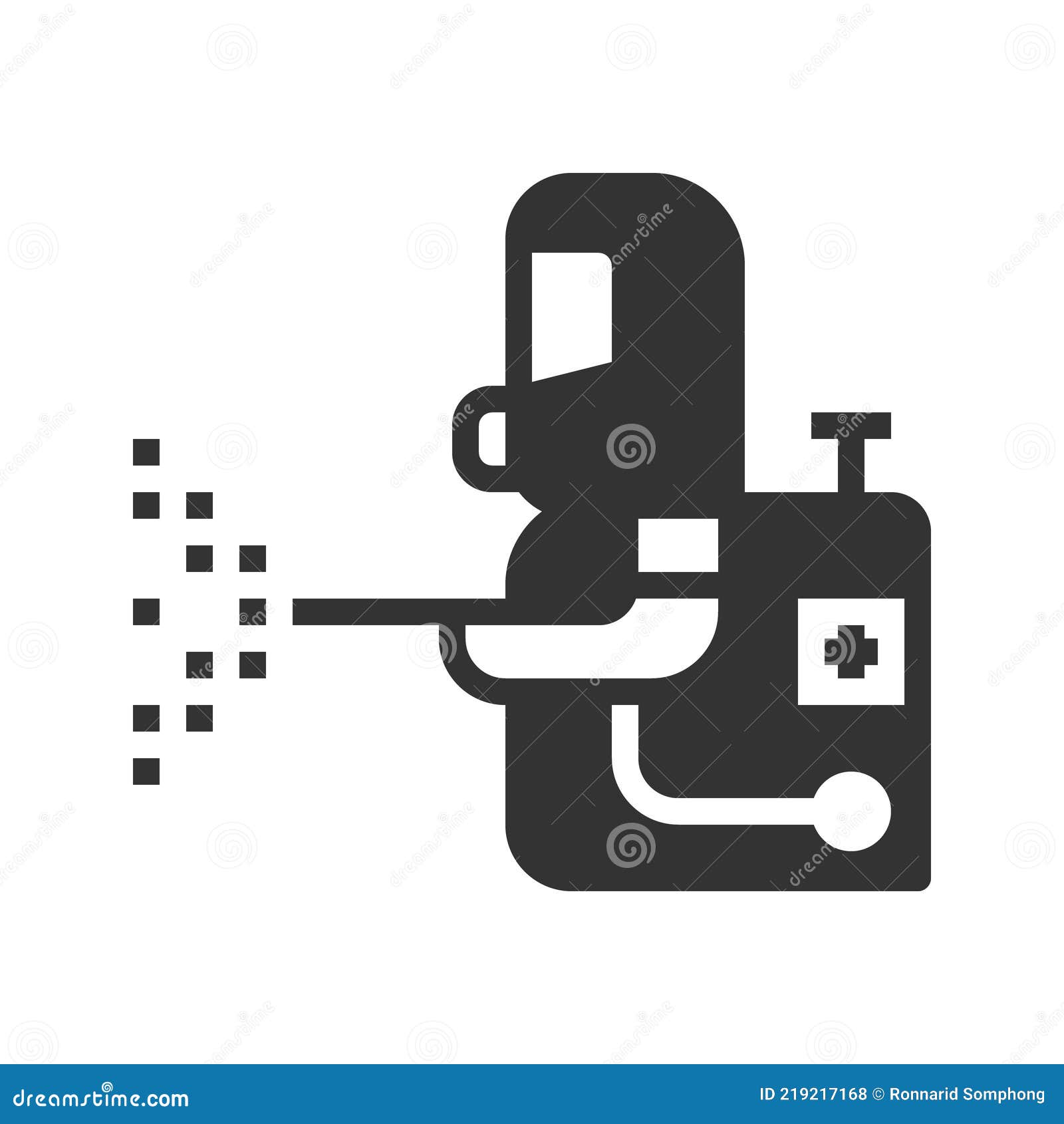 Disinfectant Icon Vector Illustration Stock Vector - Illustration of ...