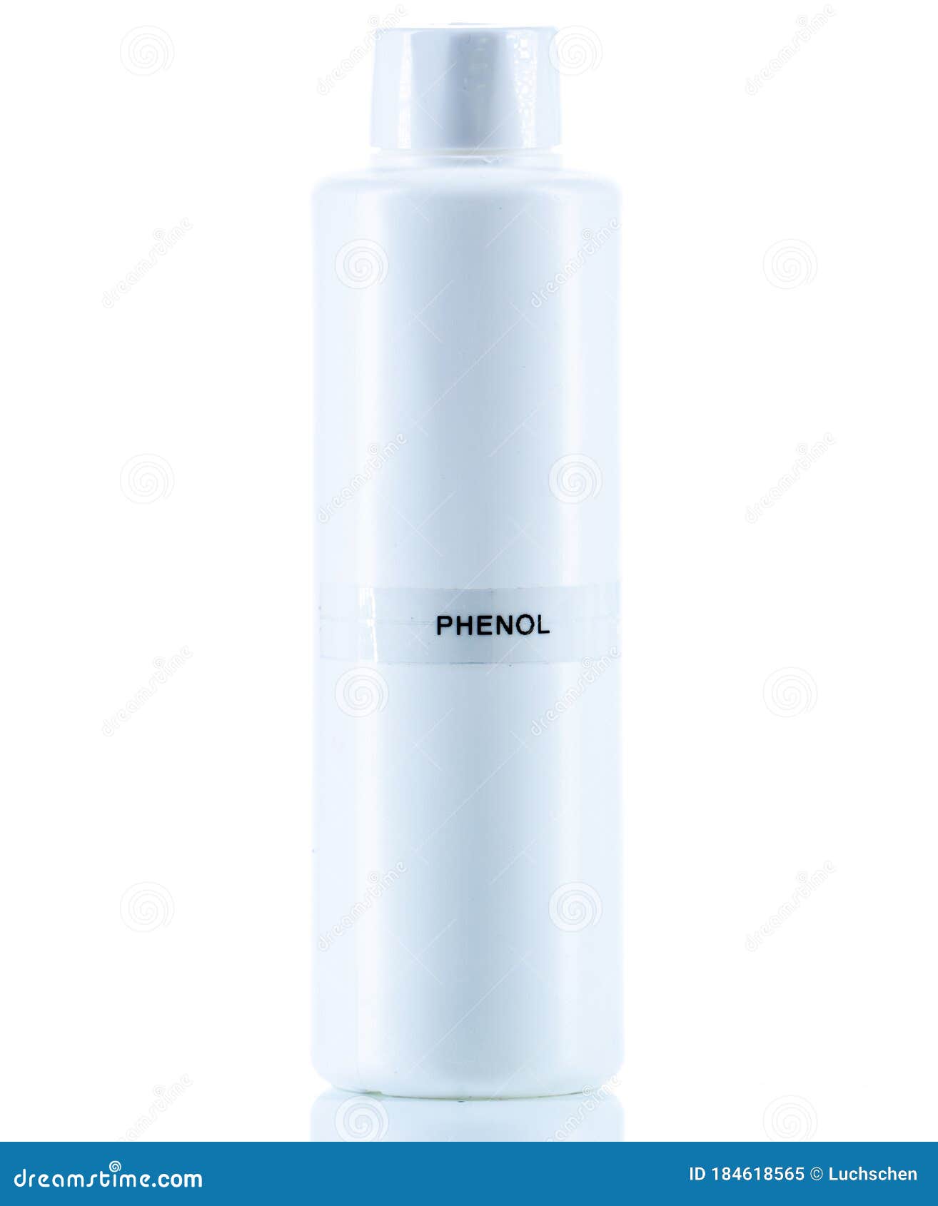 Disinfectant, Sanitizer in Plastic Packaging on a White Background ...