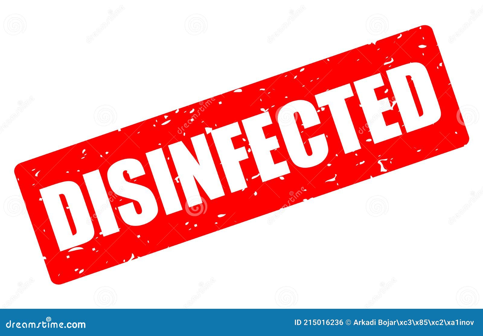 Disinfected Area Vector Banner Stock Vector - Illustration of area ...