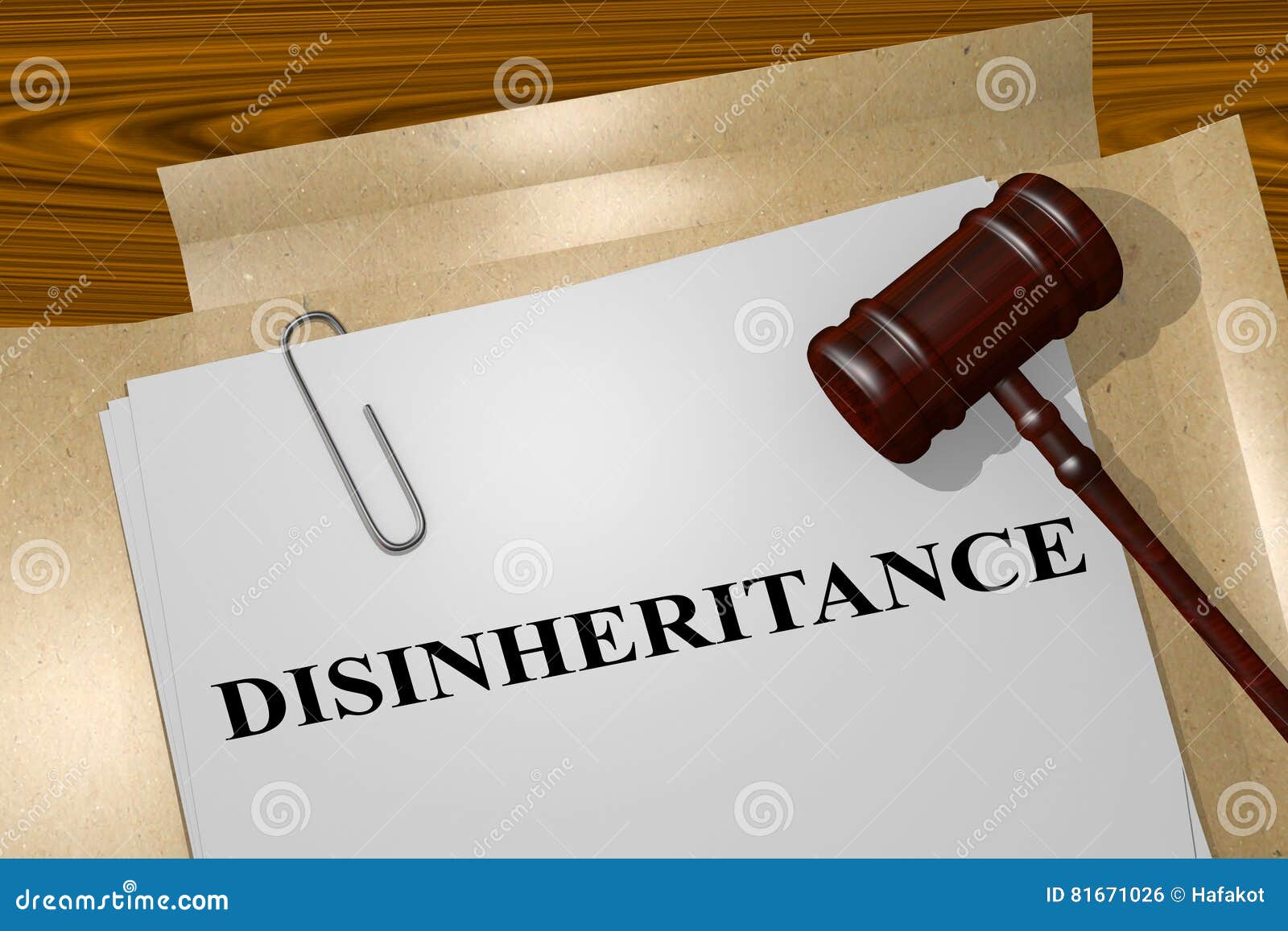 Disinheritance - Legal Concept Stock Illustration - Illustration of ...