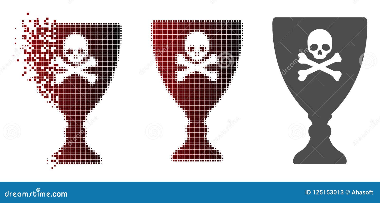 Disintegrating Dot Halftone Poison Cup Icon Stock Vector - Illustration ... Disintegrating Dot Halftone Poison Cup Icon Stock Vector - Illustration ...