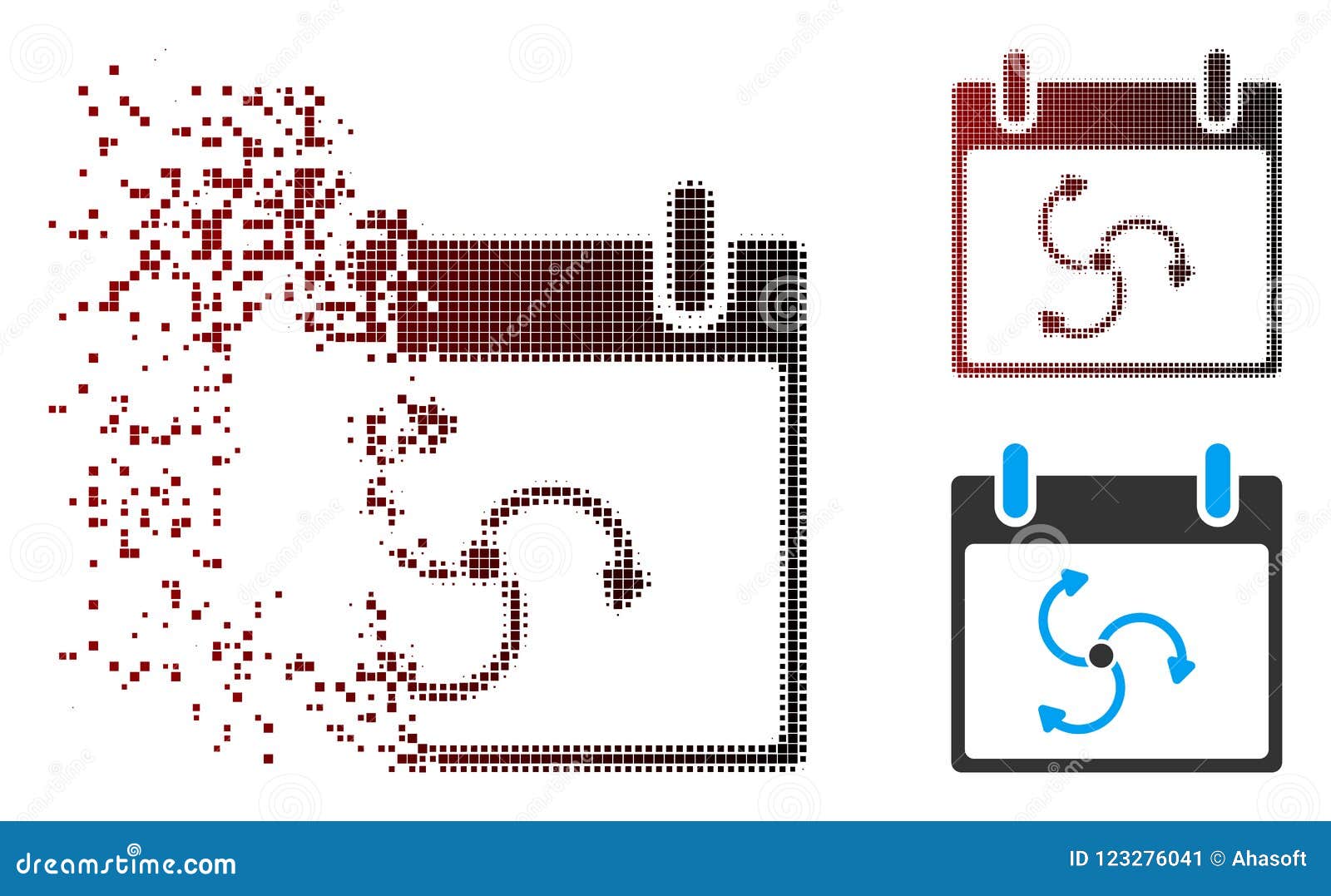 Disintegrating Pixel Halftone Cyclone Calendar Day Icon Stock Vector ... Disintegrating Pixel Halftone Cyclone Calendar Day Icon Stock Vector ...