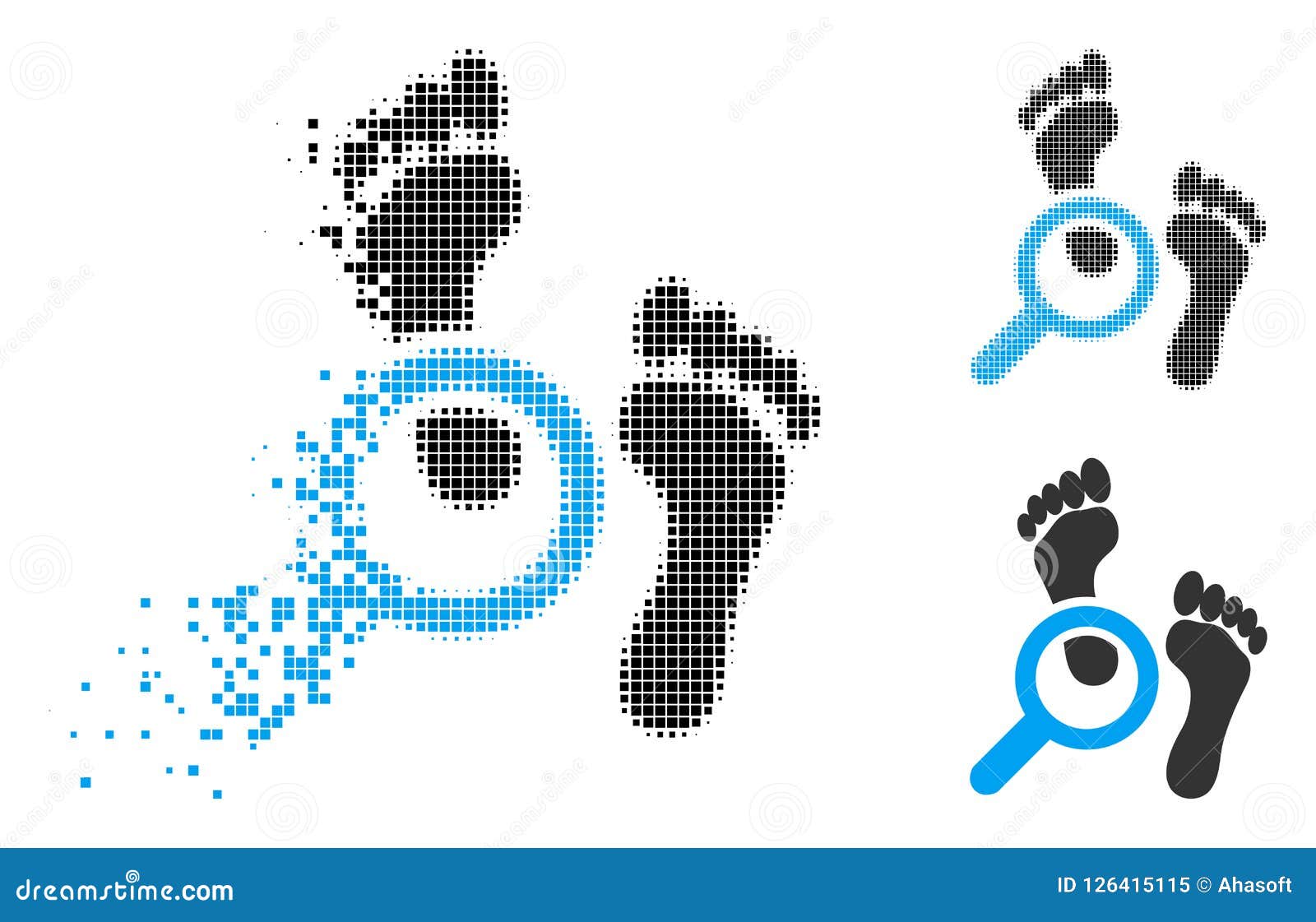Disintegrating Pixelated Halftone Vision Processor Icon Cartoon Vector ... Disintegrating Pixelated Halftone Vision Processor Icon Cartoon Vector ...