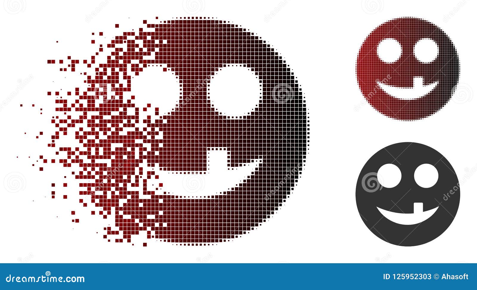 Disintegrating Pixelated Halftone Toothless Smiley Icon Stock Vector ... Disintegrating Pixelated Halftone Toothless Smiley Icon Stock Vector ...