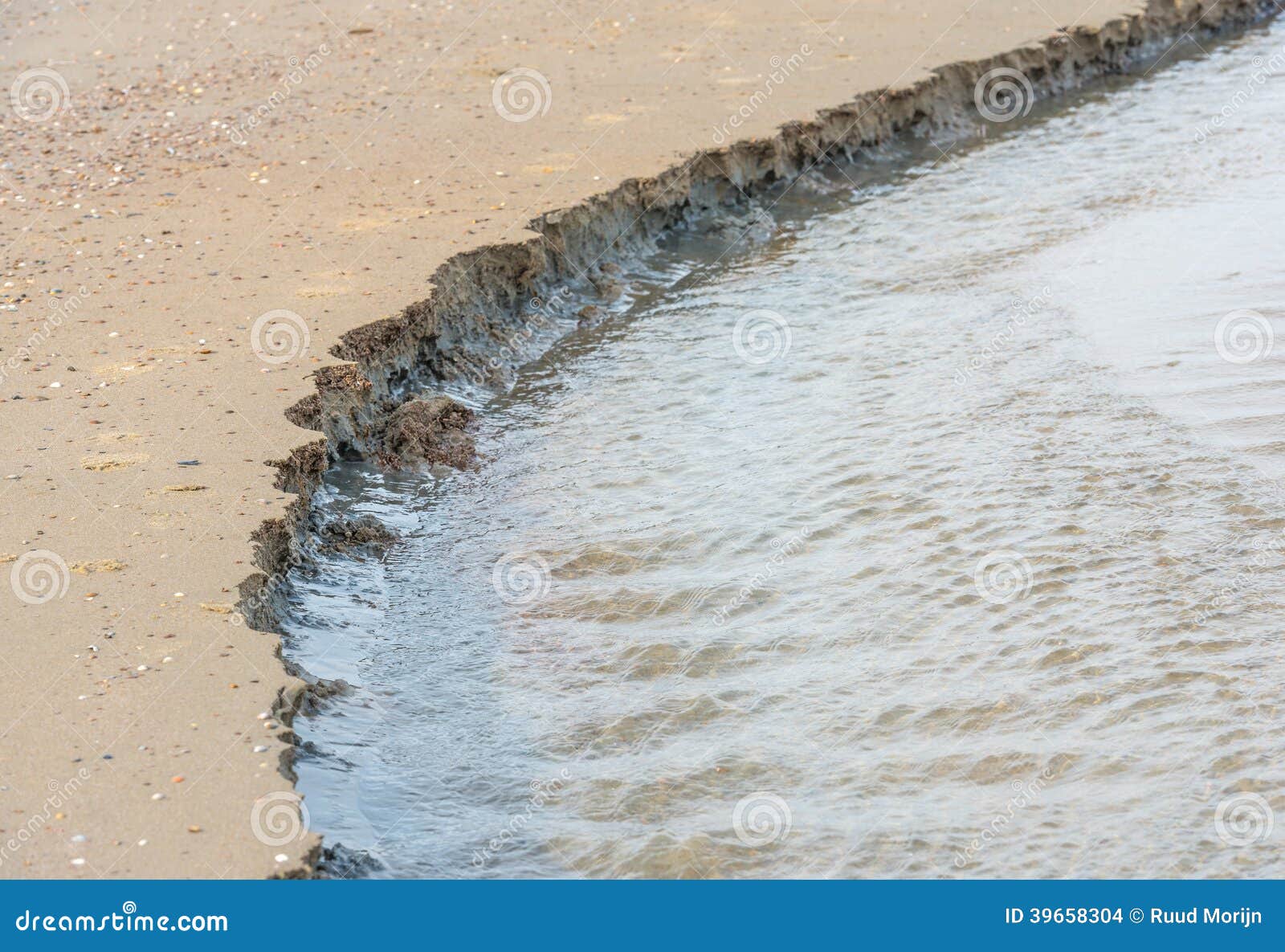 Disintegrating Sand on the Beach Stock Photo - Image of pattern ...