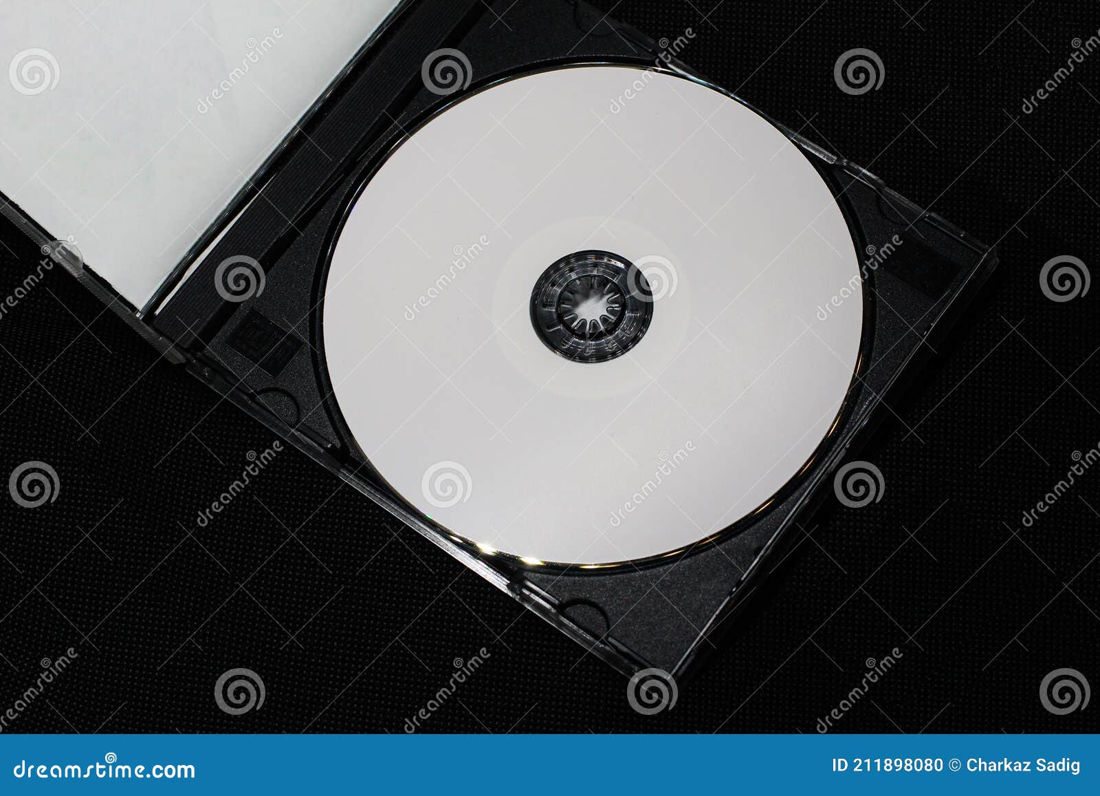 Disk on a Black Background. Stock Photo - Image of internet, equipment ...