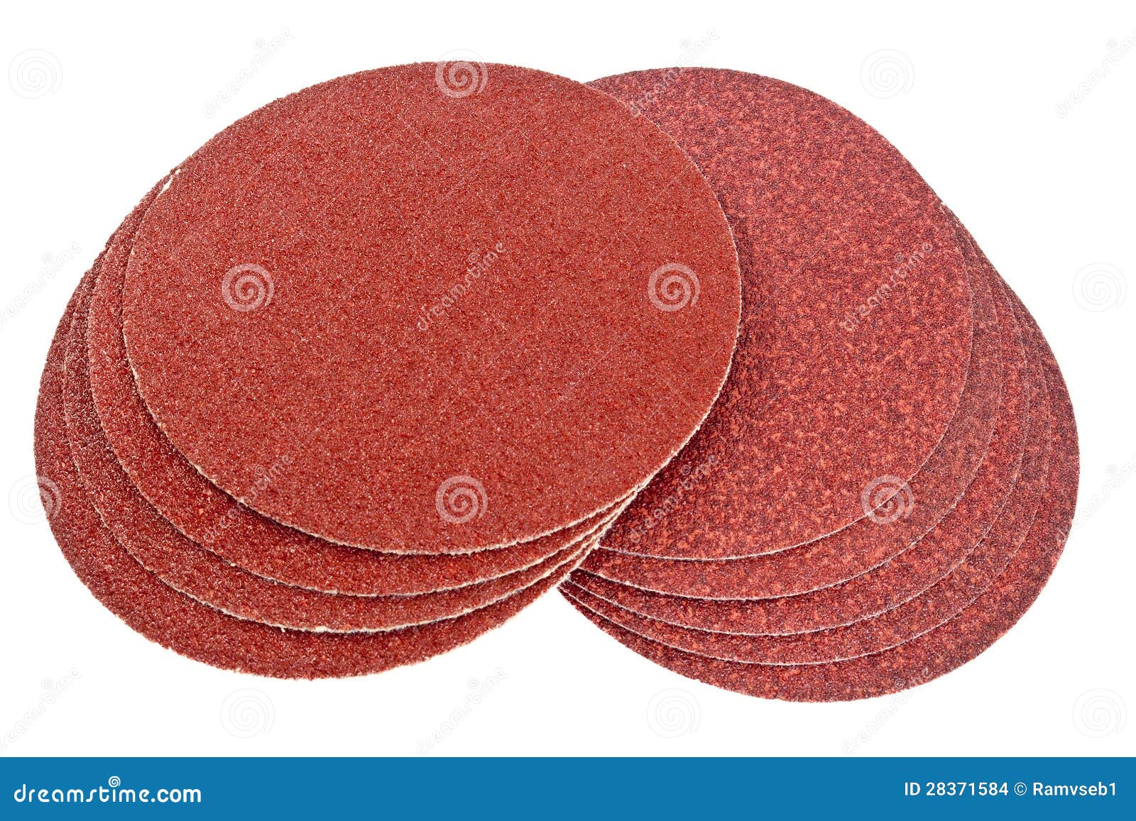 Disk of brown sandpaper stock photo. Image of sanding - 28371584